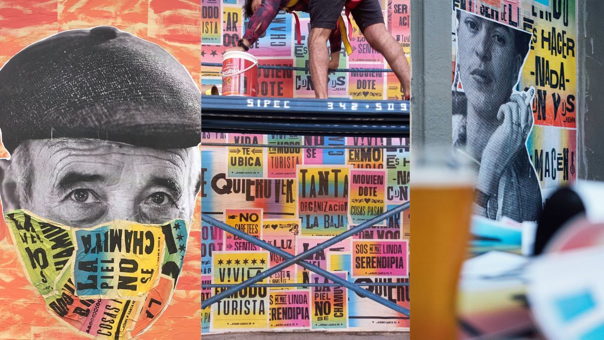 Kehm, el artista anónimo santafesino que empapela las calles con ...