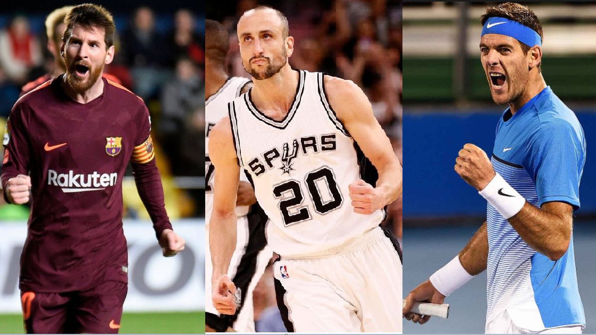 Messi y Del Potro piden que voten a Manu Ginóbili para el All Star Game
