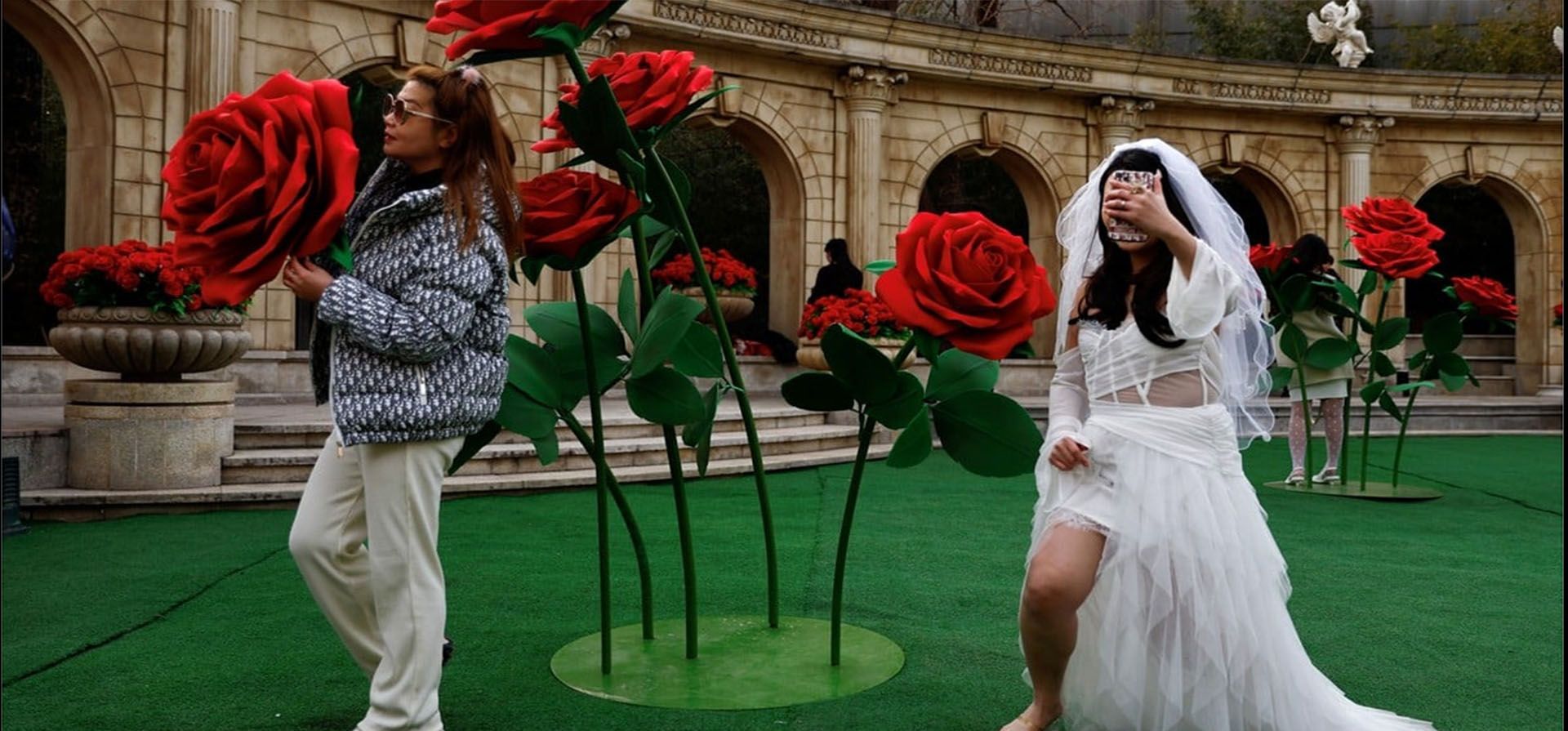 Las imágenes del Día de San Valentín por el mundo