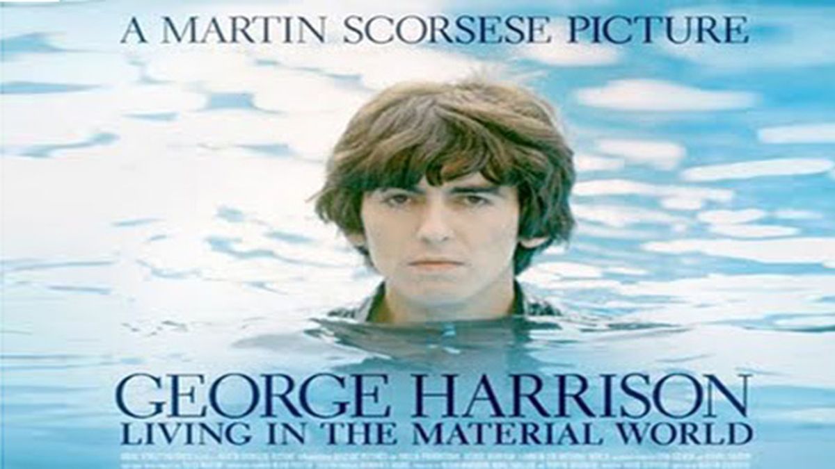 Paul y Ringo ahora miran a George en el cine