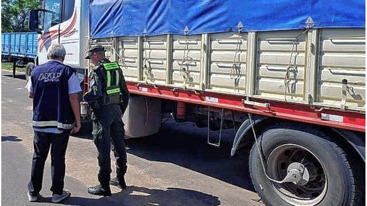 AFIP incautó camiones cargados con maíz con destino a Crespo