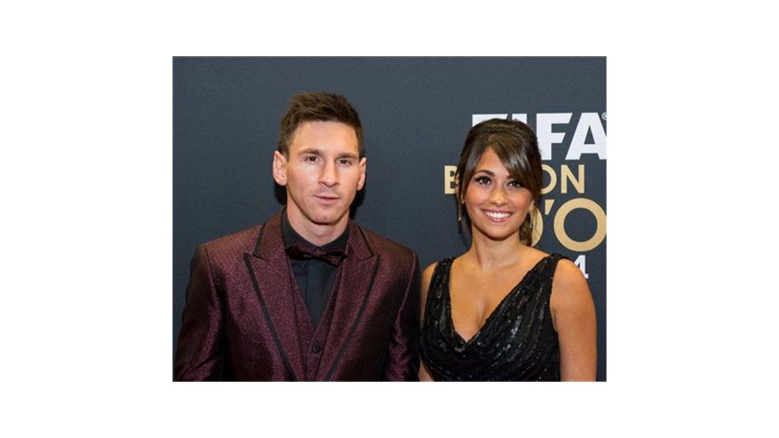 El look de Messi y Antonella en la gala del Balón de Oro