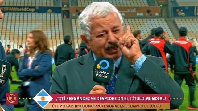 Tití Fernández se despidió de las transmisiones