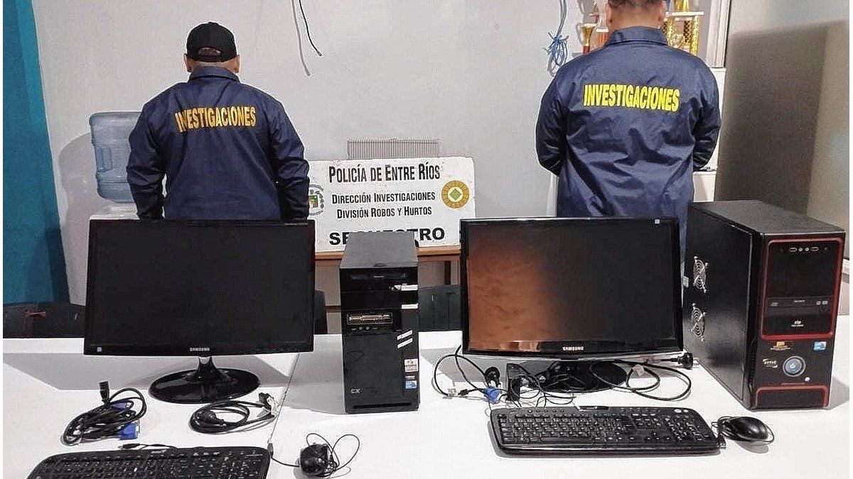 Aclaran el robo de computadoras de una obra del Gobierno