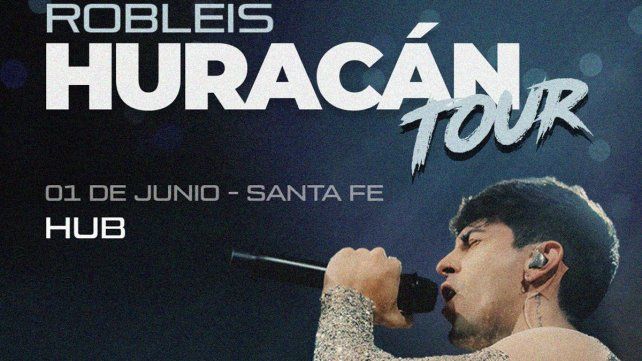 Robleis llega a Santa Fe en el marco del Huracán Tour