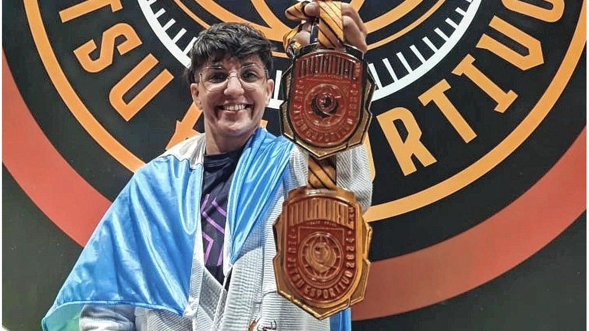 La paranaense Antonella Bello se coronó tricampeona mundial