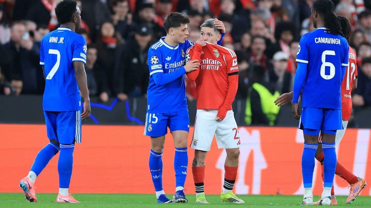 Escándalo en Real Madrid-Benfica: Vinícius dijo que un argentino le ...
