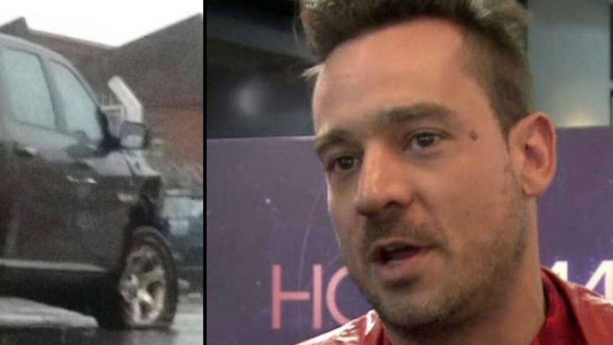 Así quedó la camioneta de Chano