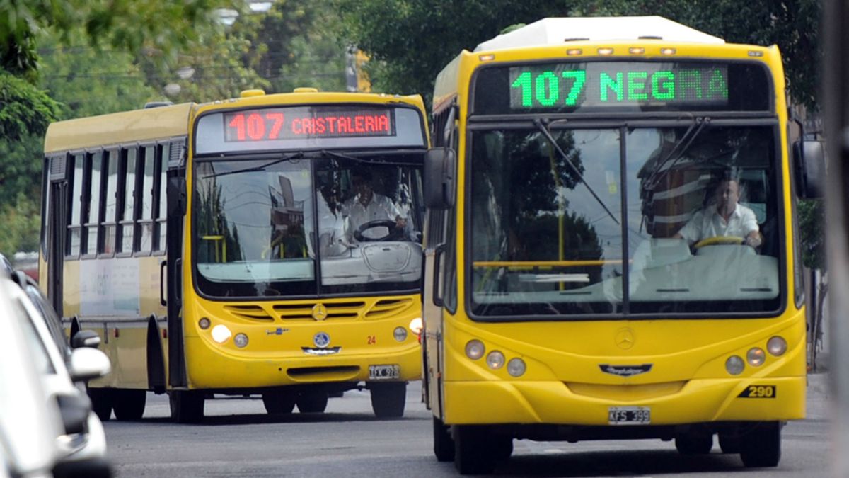 Otro ataque con piedras a un colectivo de la línea 107 en la zona sur ...