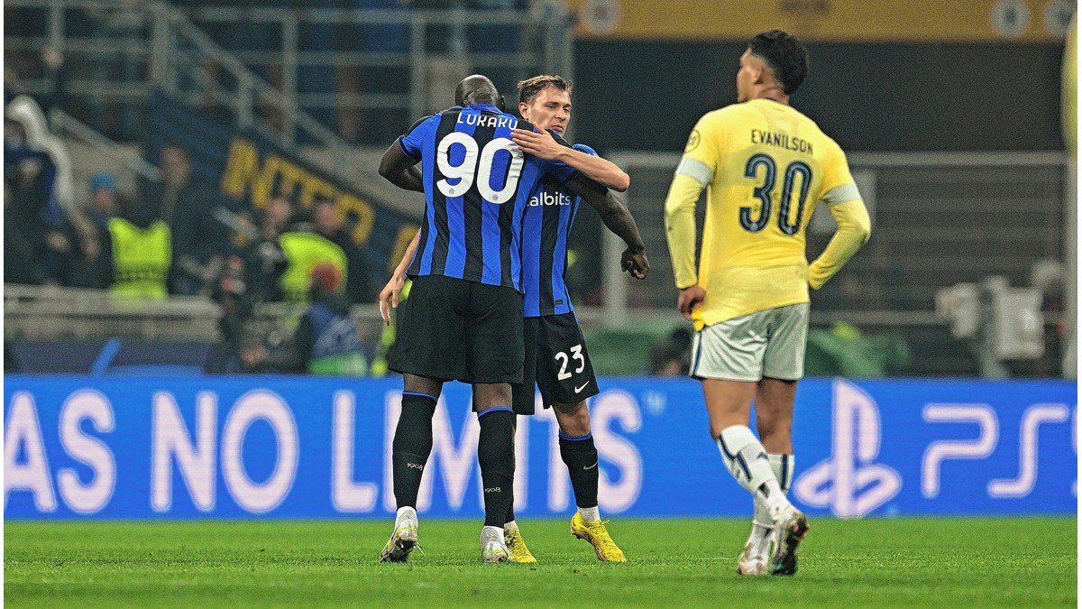 Champions: Inter venció a Porto en la ida de los 8º de final