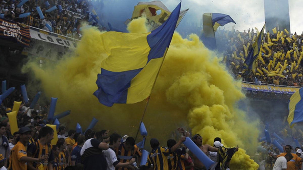 La hinchada canalla, entre las más espectaculares