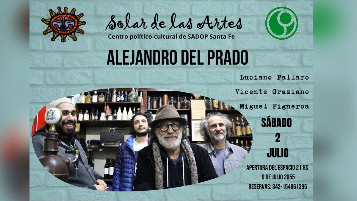 Alejandro Del Prado en el Solar de las Artes