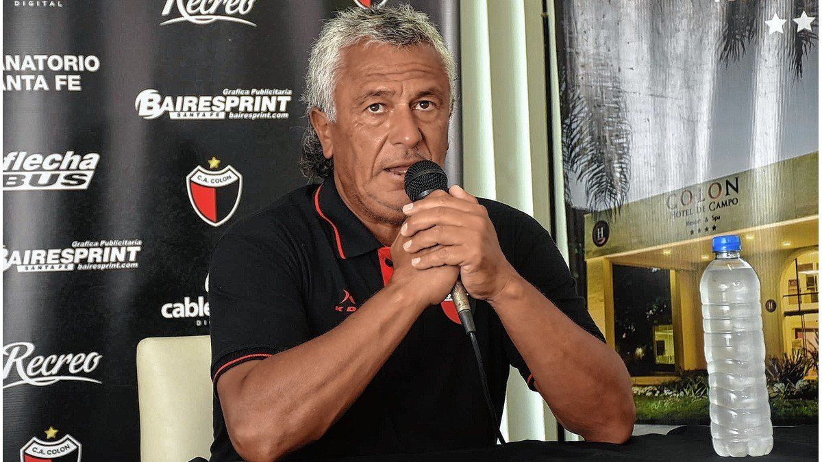 Pipo toma la palabra en Colón previo al duelo ante Newells