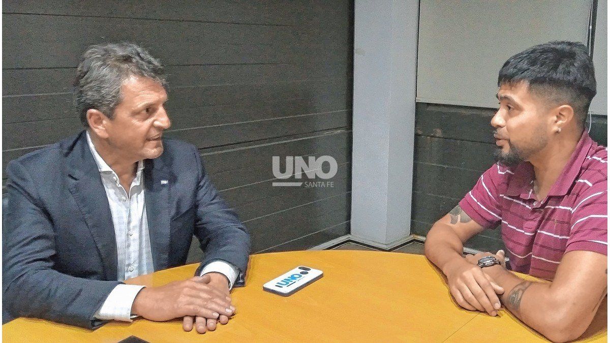 Sergio Massa, mano a mano con UNO: Priorizamos el proyecto del nuevo ...