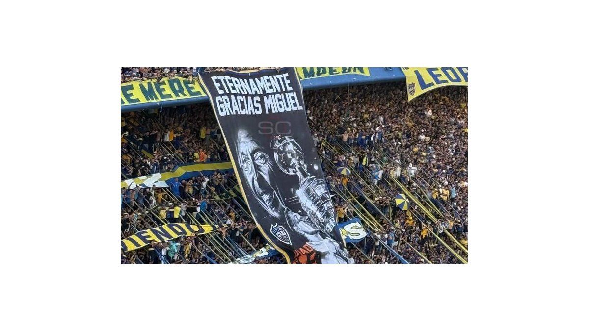 Emoción xeneize: la imponente bandera con la que Boca homenajeó a ...