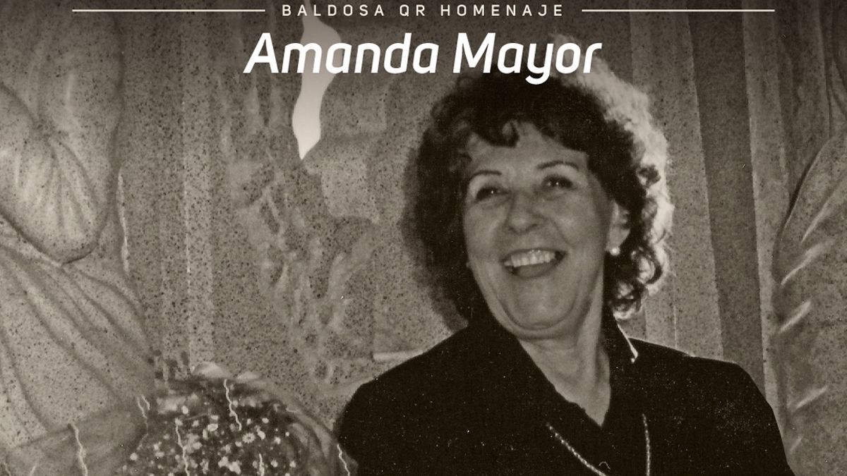 Colocarán baldosas con código QR para recordar a la artista Amanda Mayor