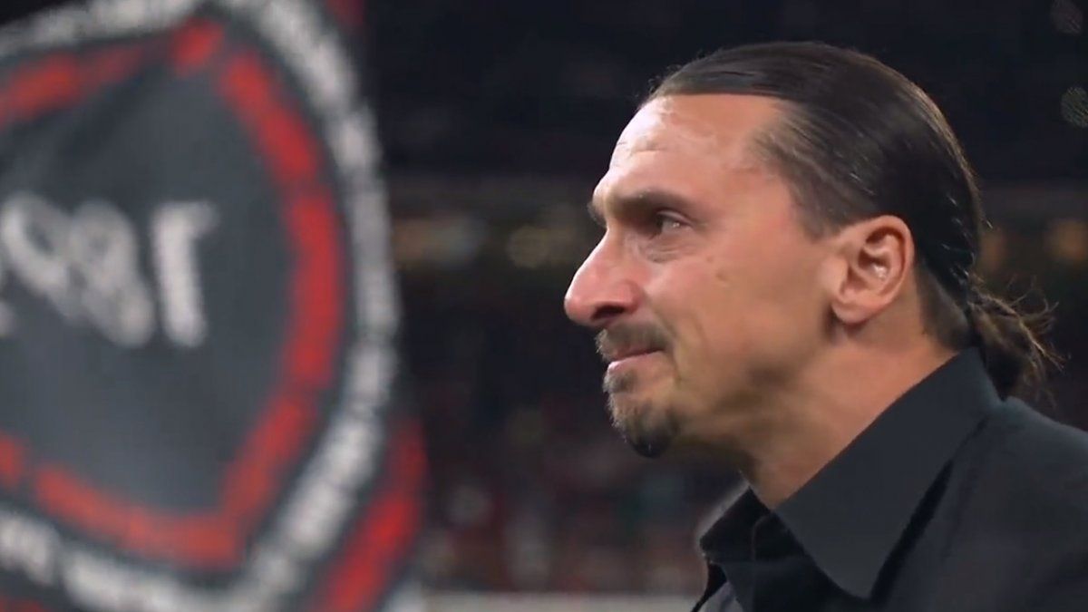 Zlatan Ibrahimovic le dijo adiós al fútbol en una emotiva despedida