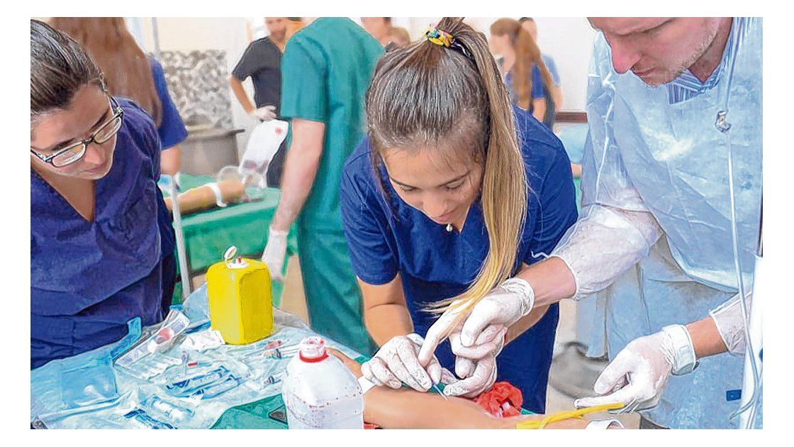 Para la práctica de los futuros médicos