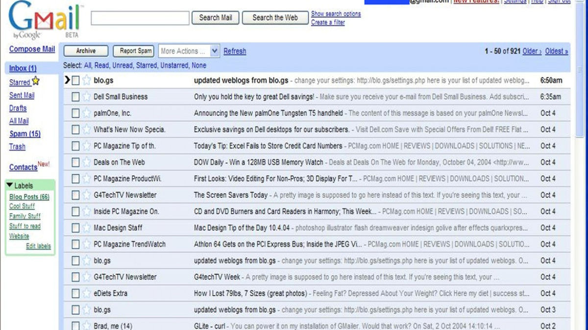 Gmail cumple 20 años: la plataforma que dio años de ventaja e igual ...
