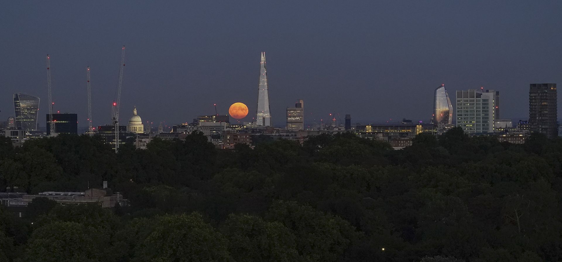 Superluna de Esturión, las imágenes que dejó el fenómeno cósmico