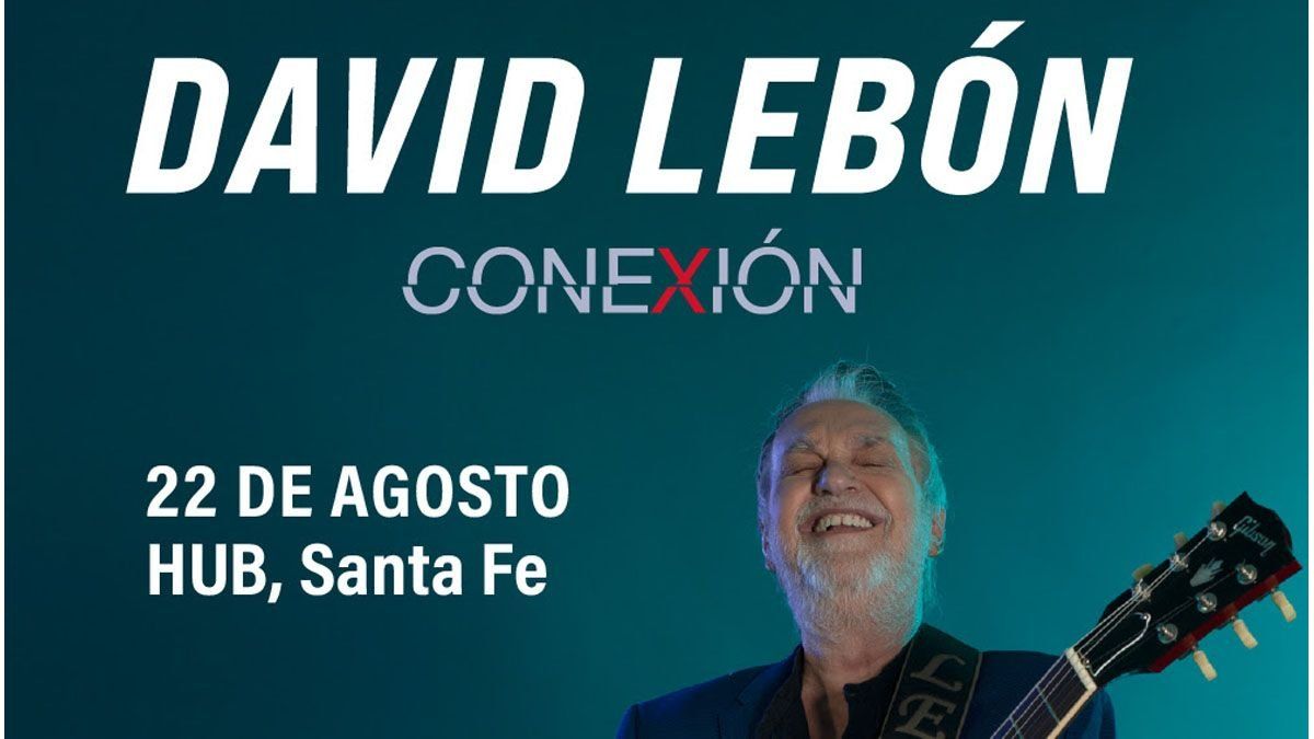 David Lebón regresa a Santa Fe con Conexión, un show imperdible