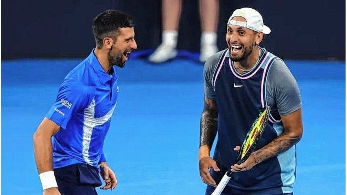 Djokovic y Kyrgios debutaron en dobles con un ajustado triunfo en Brisbane