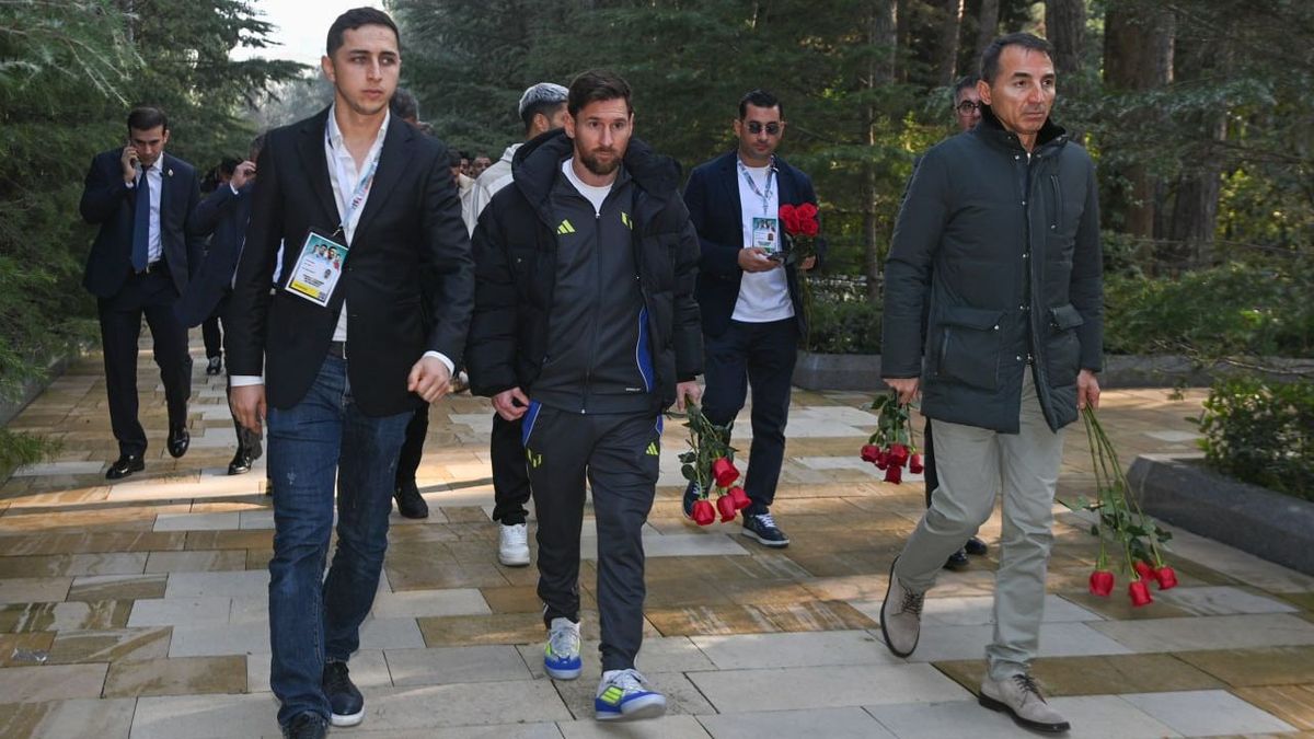 Locura por Lionel Messi en Azerbaiyán: el curioso viaje con amigos de ...