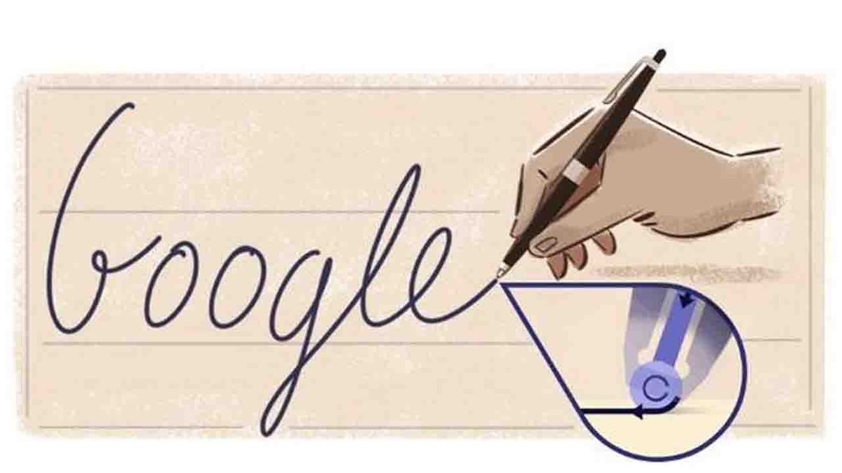 Google dedica su doodle al fundador de la birome