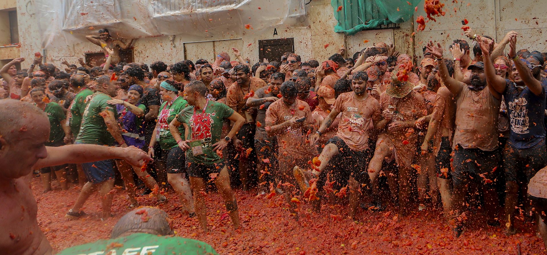 La fiesta de la Tomatina de 2024, en imágenes