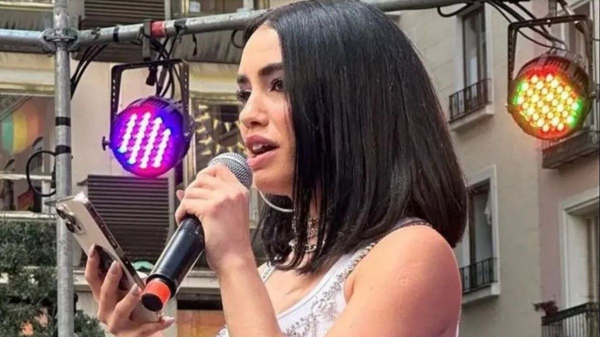 Lali Espósito marchó por el orgullo en Madrid y dio un mensaje contundente