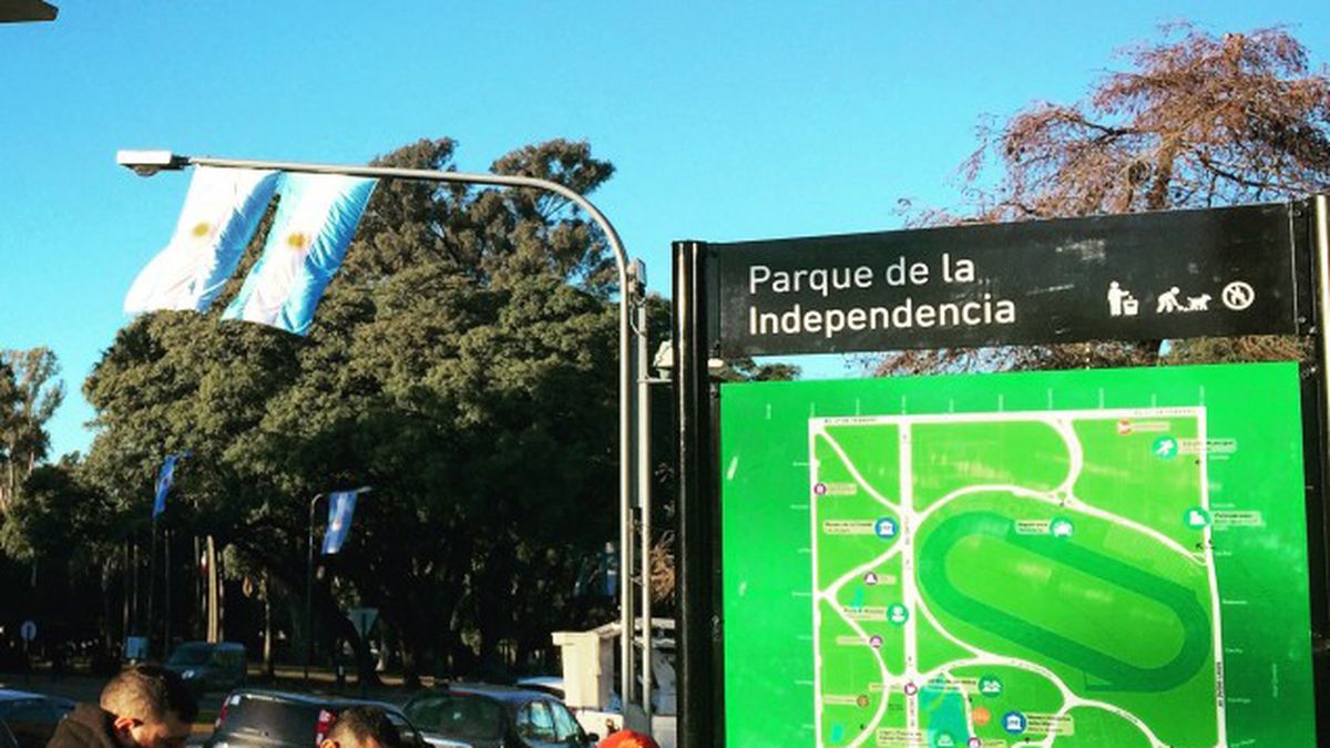 El parque Independencia, eje de los festejos de hoy