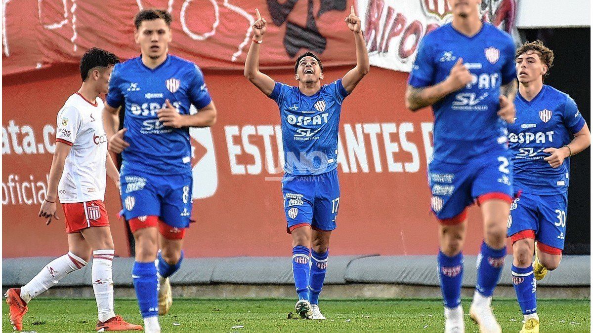 La emoción de Mosqueira por su primer gol en Unión