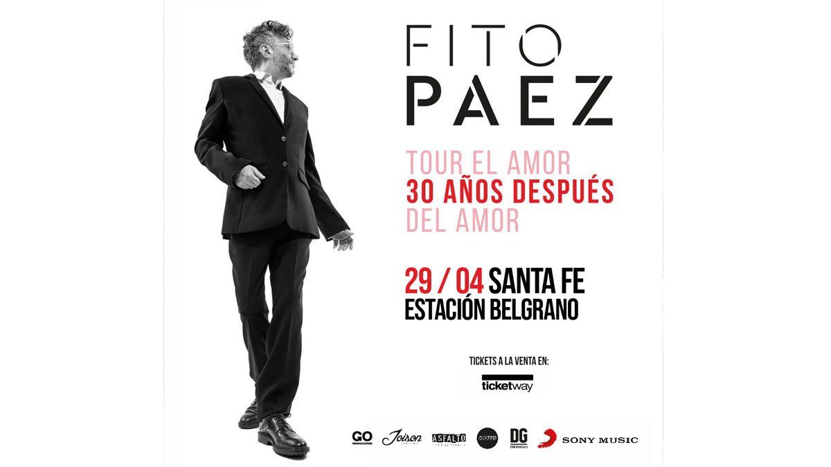 Fito Páez llega a Santa Fe para celebrar los 30 años de El amor después ...