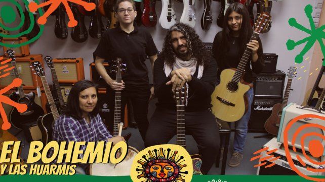 El Bohemio y las Huarmis en El Solar de las Artes