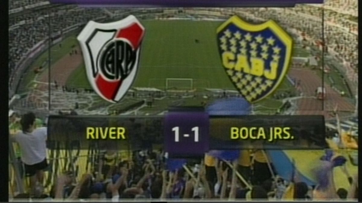 Superclásico igualado: abrió la cuenta el Muñeco Gallardo y empató Palermo