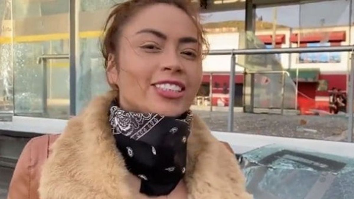 Una influencer colombiana se grabó rompiendo el subte