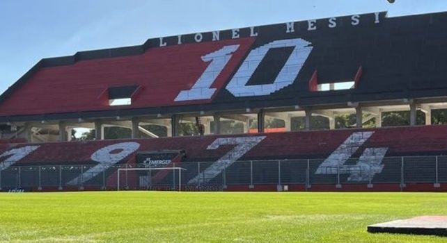 La nueva tribuna de Newells, el primer gesto fuerte de acercamiento a Messi