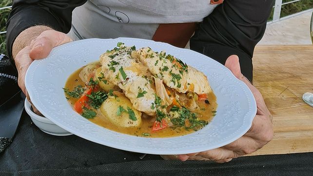 La receta de Marcelo Megna: chupín de pescado
