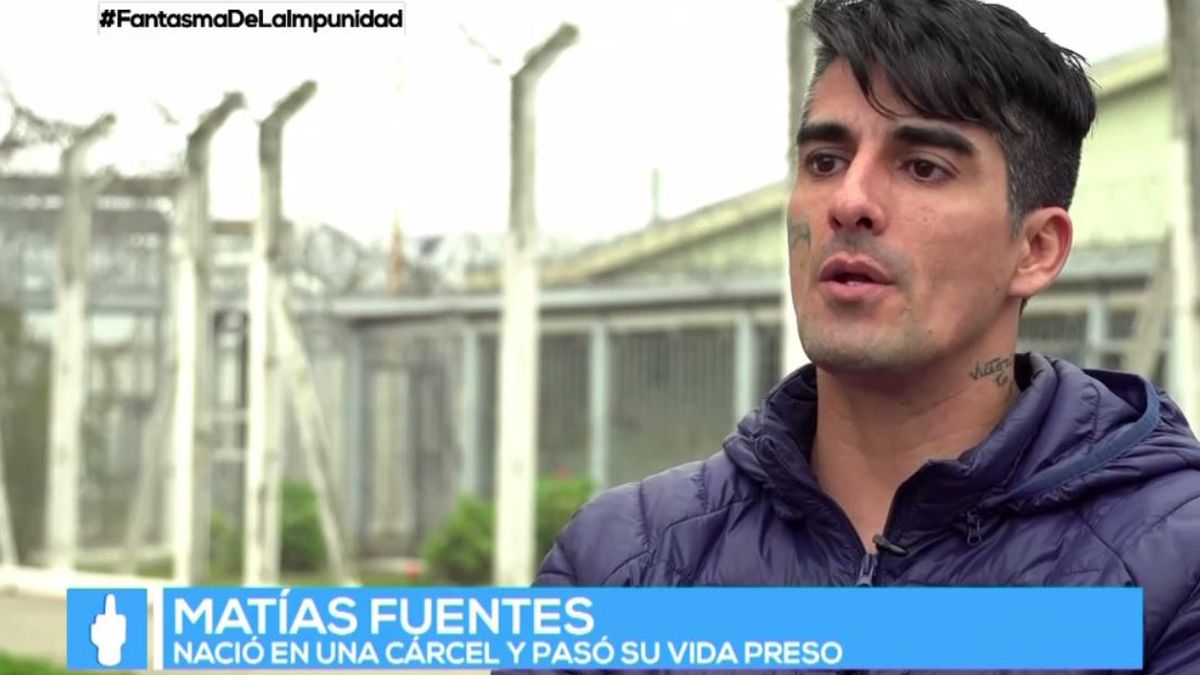 La historia de Matías Fuentes que nació preso y pasó más de 20 años en ...