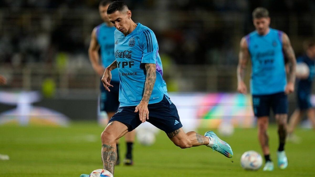Mundial Qatar 2022: Ángel Di María se entrena a la par del resto de sus ...