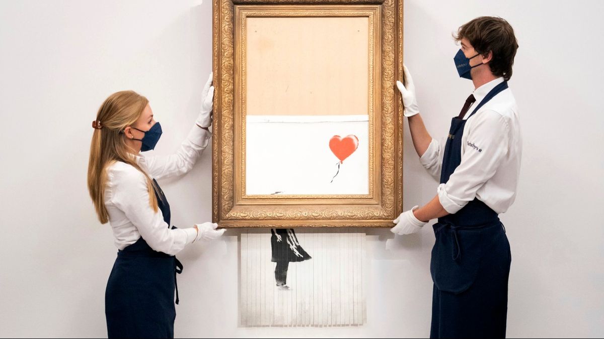 Una obra que el mismo Banksy destruyó se vende en u$s 8 millones