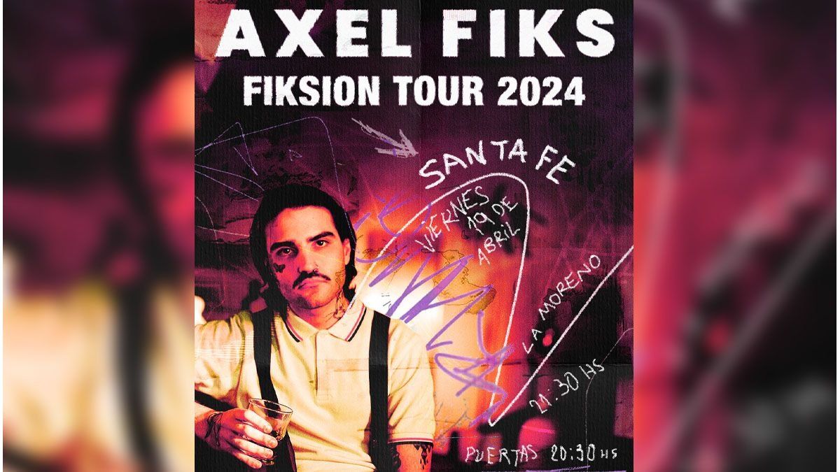 Fiksion, el nuevo show de Axel Fisk se presenta en Santa Fe