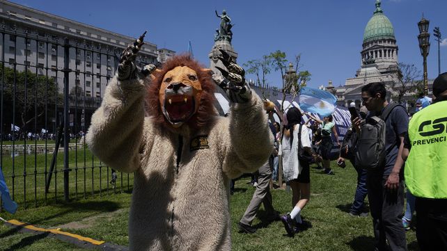 Las fotos del color en los actos del Congreso y la Casa Rosada en la ...