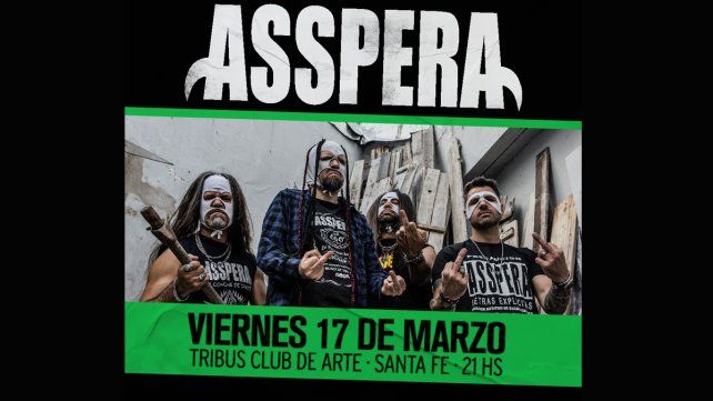 Asspera vuelve a Tribus con lo mejor del Metal Bizarro