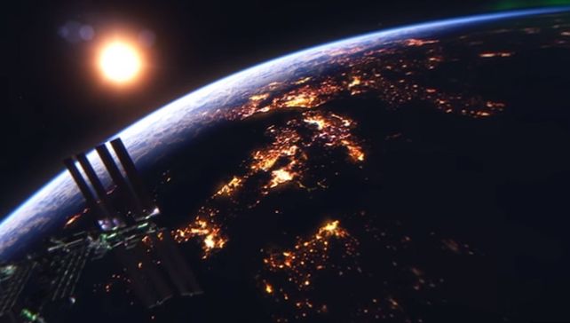 Mirá las impactantes imágenes de la tierra en 360º desde el espacio