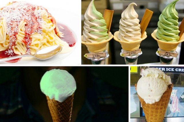 Conocé acá los 4 helados más extraños del mundo