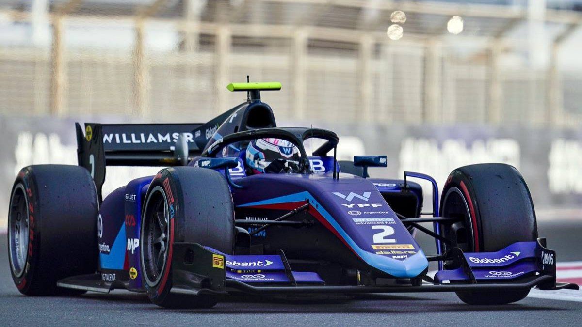 El argentino Colapinto completó su primera carrera en Fórmula 2