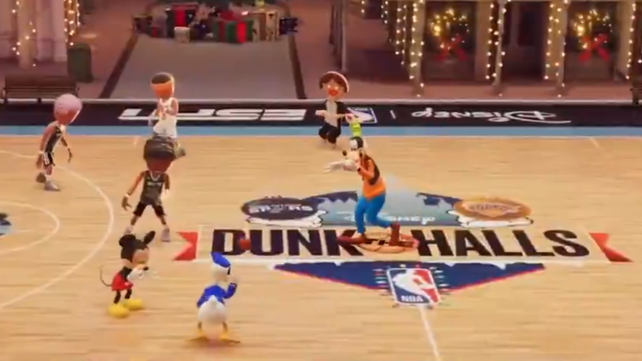 Los personajes de Disney en la NBA: la particular transmisión que ...