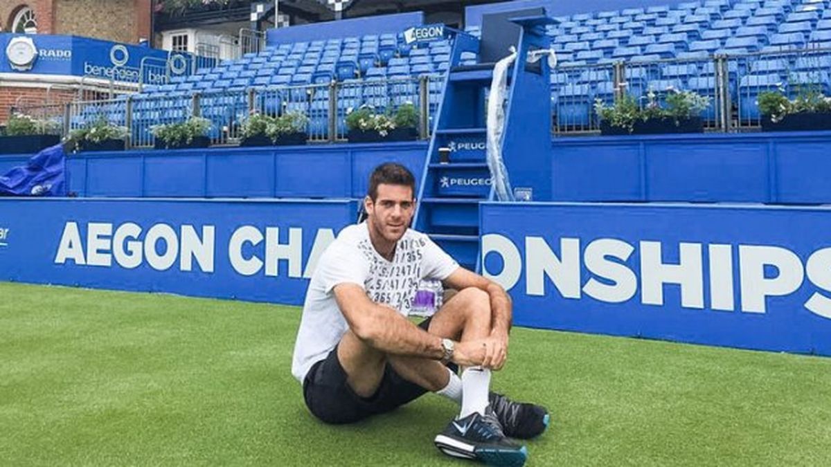 Del Potro debutará ante Isner en el Torneo de Londres