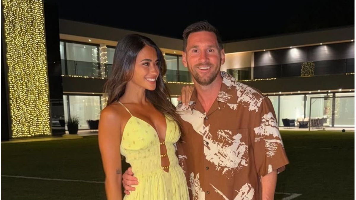 Lionel Messi y Antonela Roccuzzo celebraron la Navidad en Rosario